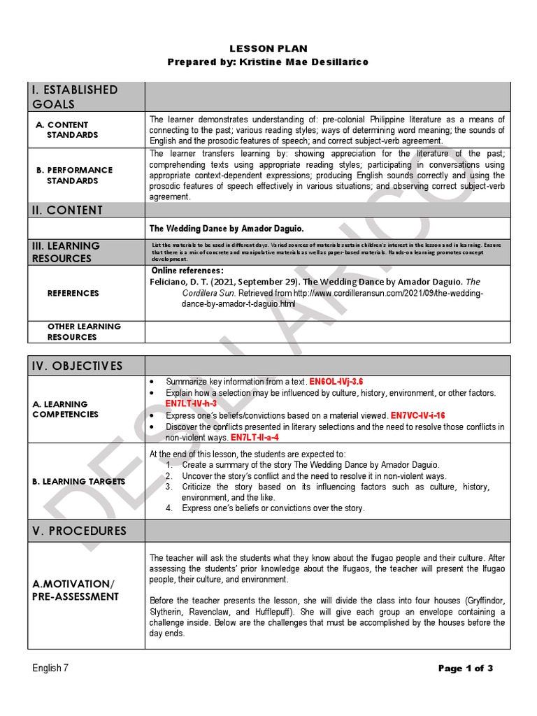 The-Wedding-Dance 1 | PDF | Learning | Cognition