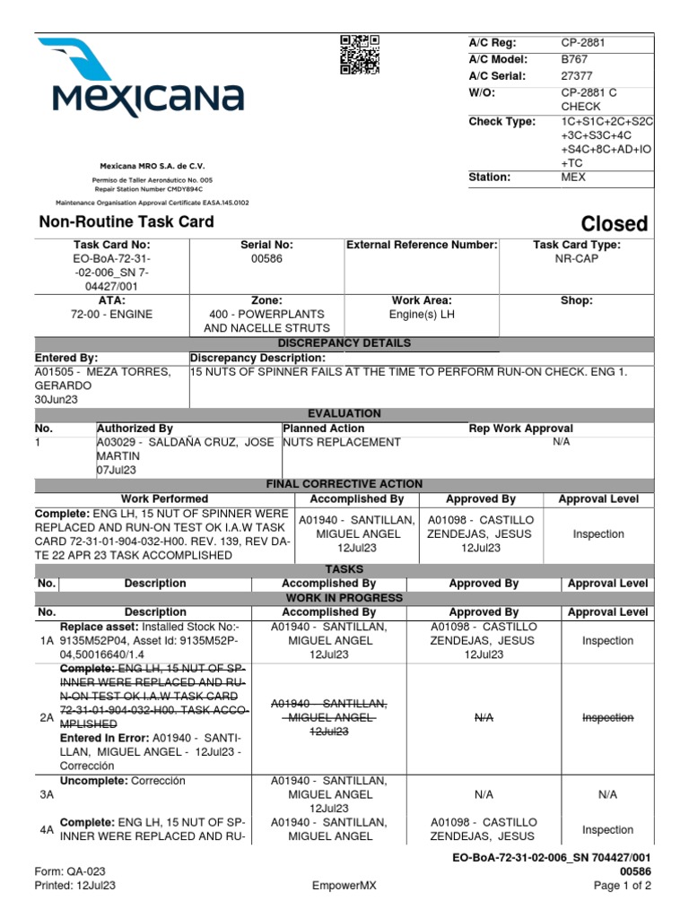 Search Non Routine Task Cards | PDF