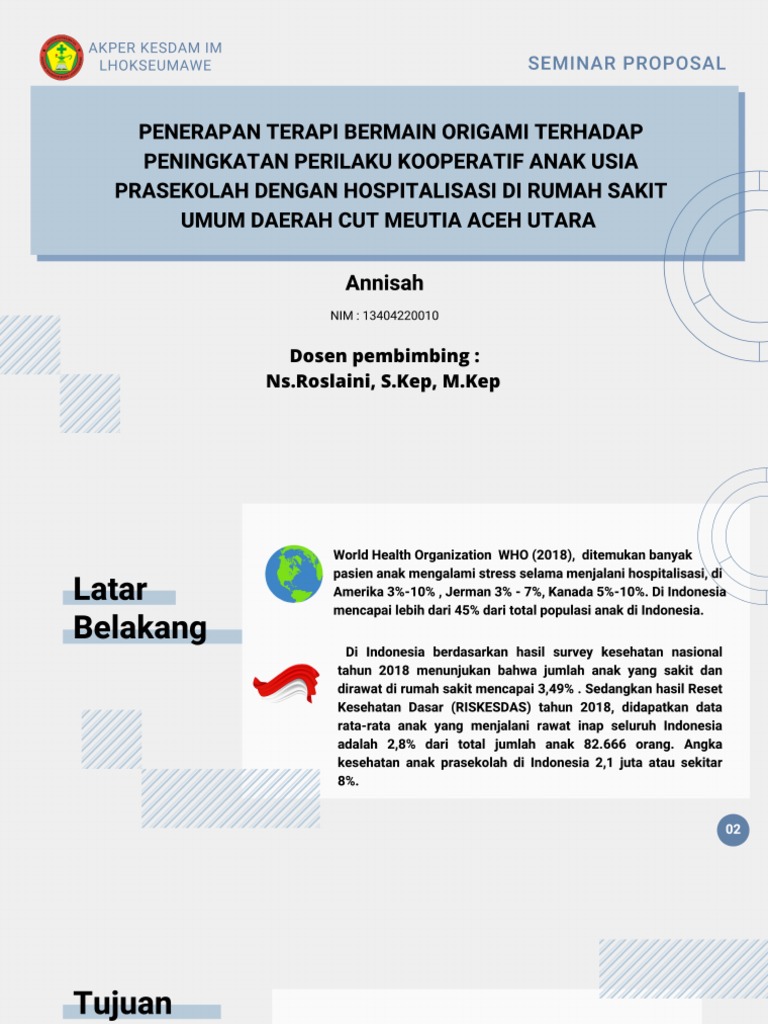 Biru Simpel Formal Seminar Proposal Sidang Presentasi | PDF