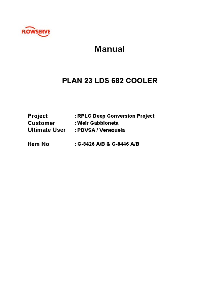 Plan Api 23 | PDF | Pipe (Fluid Conveyance) | Pump