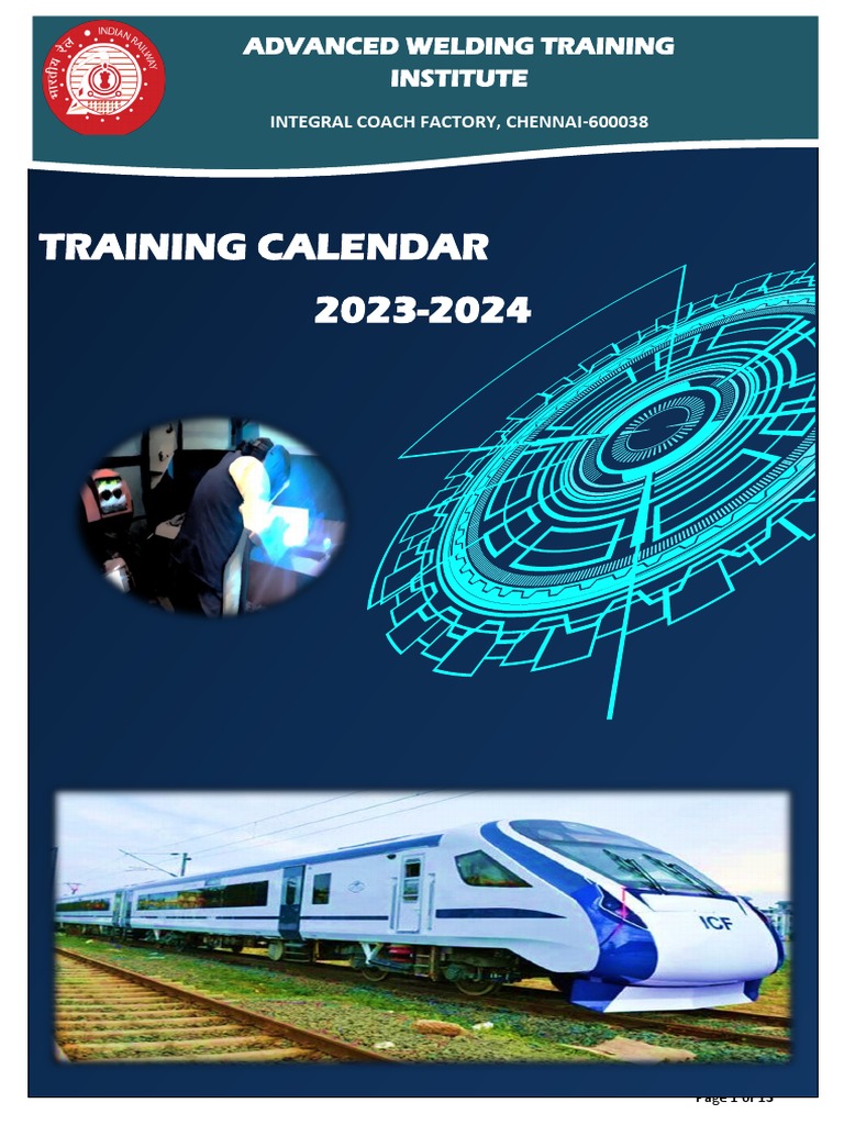 AWTI Welding Training Calendar 2023-24 | PDF | Welding | Construction