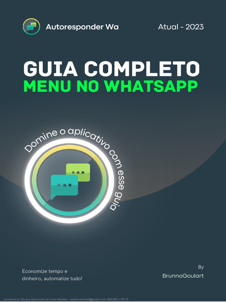 Guia Completo do Autoresponder WA | PDF | Aplicativo para celular ...
