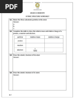 Grade 7 Physics - Worksheet 1 (4th Quarter) | PDF | Sound | Liquids
