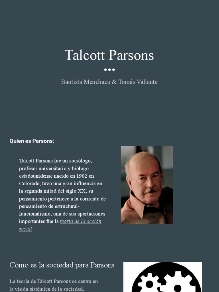 Talcott Parsons | PDF
