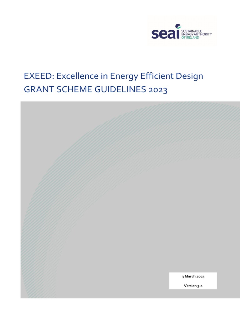 SEAI EXEED Grant Guidelines | PDF | Small And Medium Sized Enterprises ...