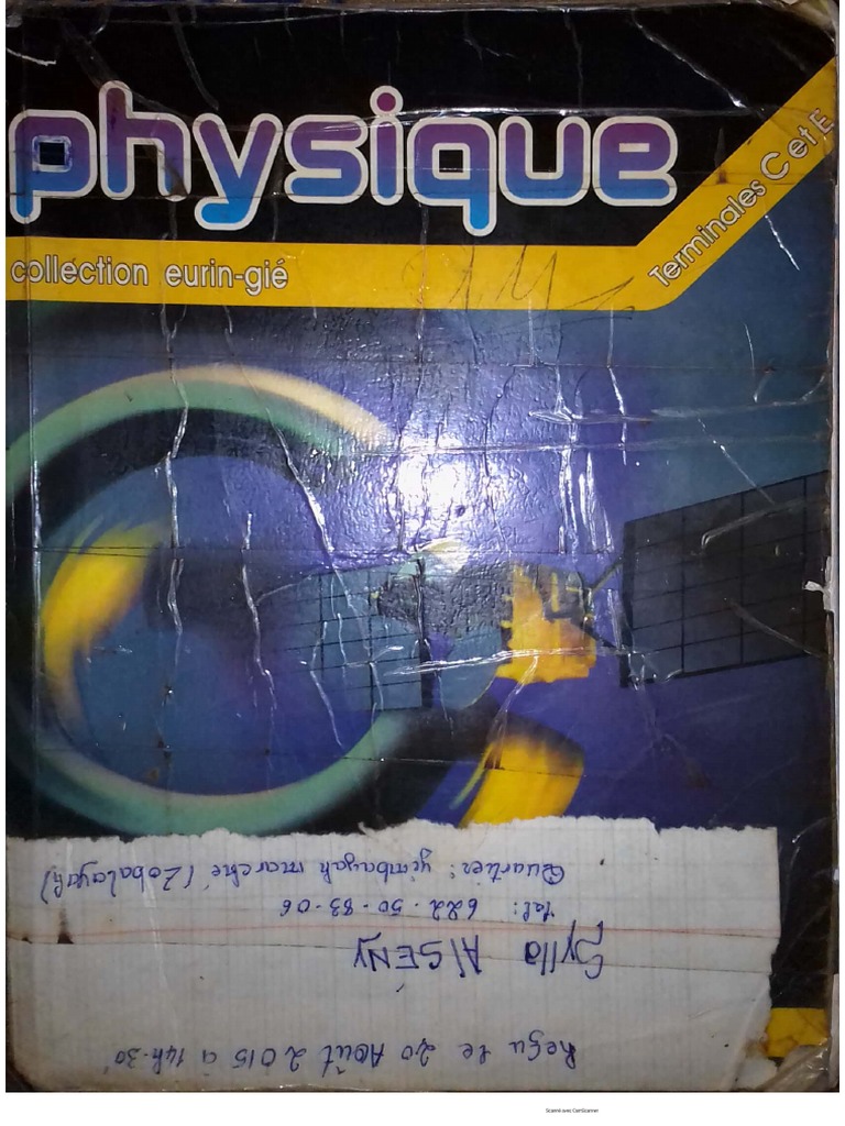 Physique Eurin Gié TLE 2 | PDF