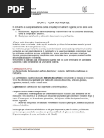 Importancia de los CHONPS en la vida | PDF | Alimentos | Nutrientes