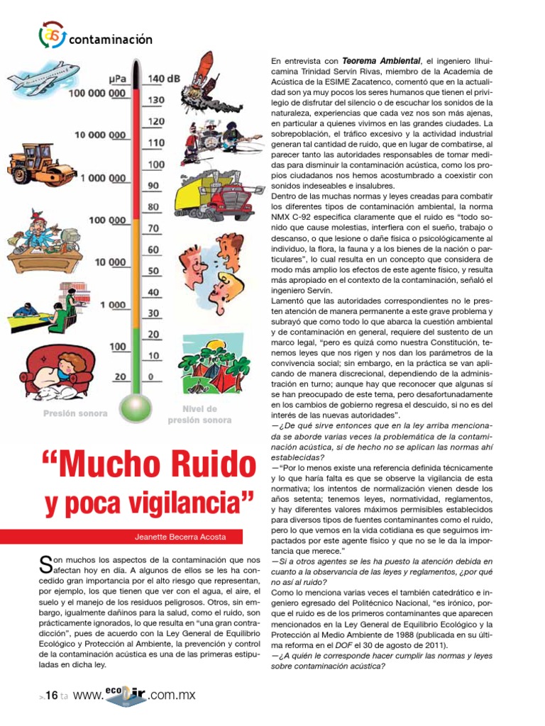 Articulo Ruido | PDF | Decibel | Sonido