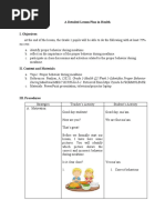 Detailed Lesson Plan in Health 2 | PDF | Toothbrush | Mouth