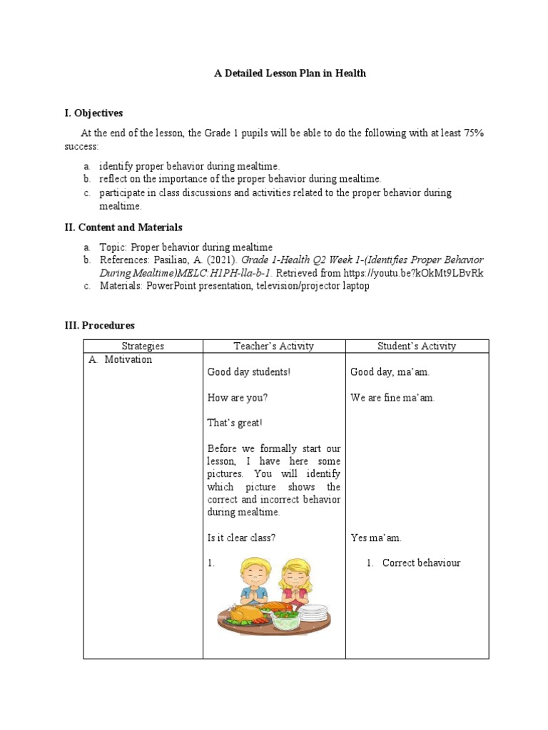Lesson Plan | Download Free PDF | Lesson Plan | Cognition
