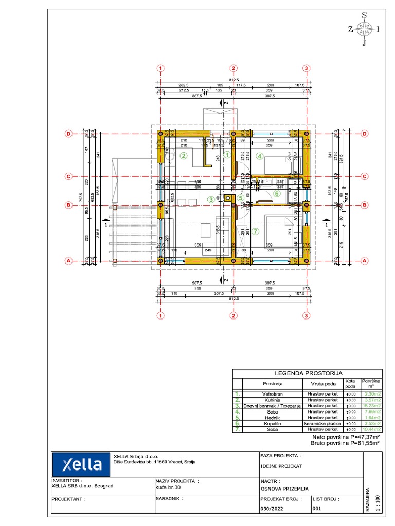 Idejni Projekat Kuce br.30 | PDF