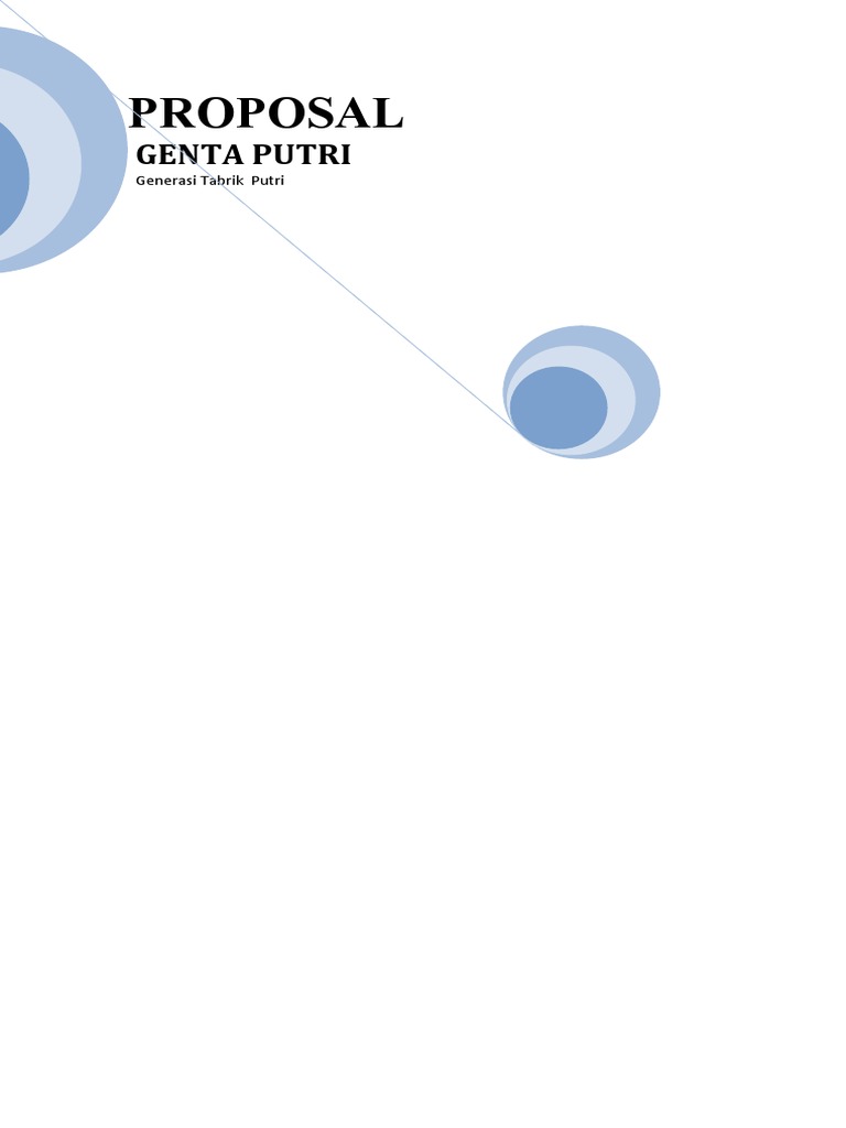 Proposal Dukungan Genta Putri FC | PDF | Karier & Perkembangan | Bisnis