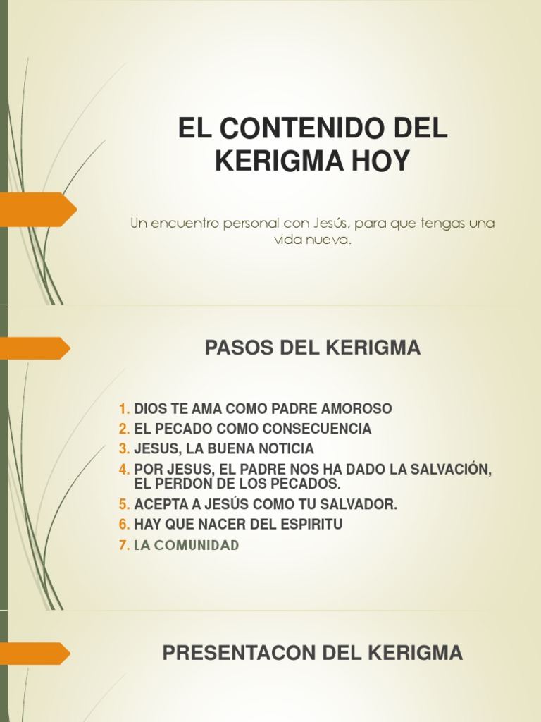 El Contenido Del Kerigma Hoy | PDF | Jesús | Salvación
