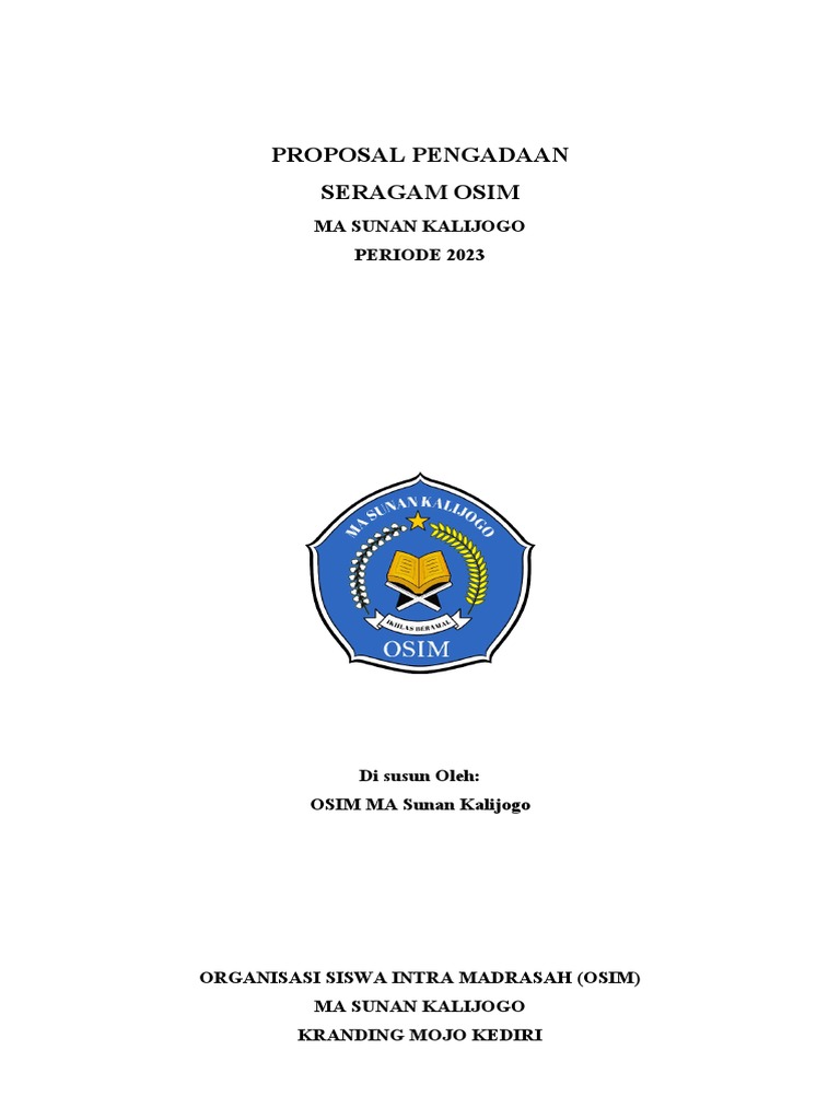 Proposal Pengadaan Seragam Osim | PDF