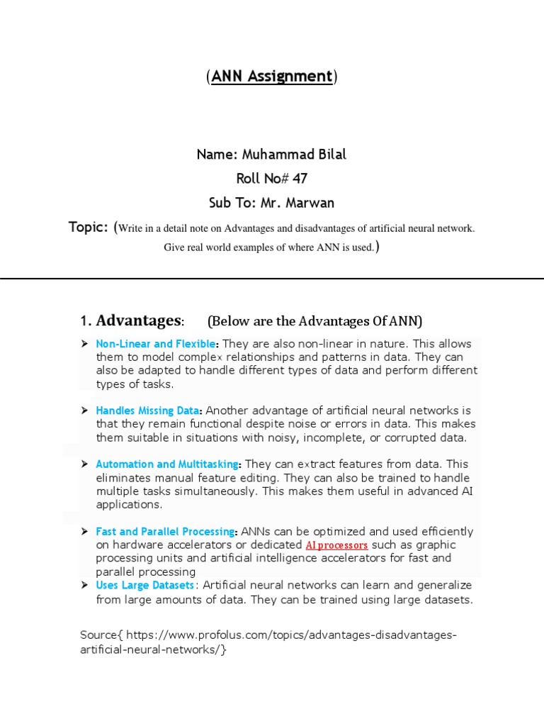 ANN Assignment | Download Free PDF | Artificial Neural Network | Artificial Intelligence