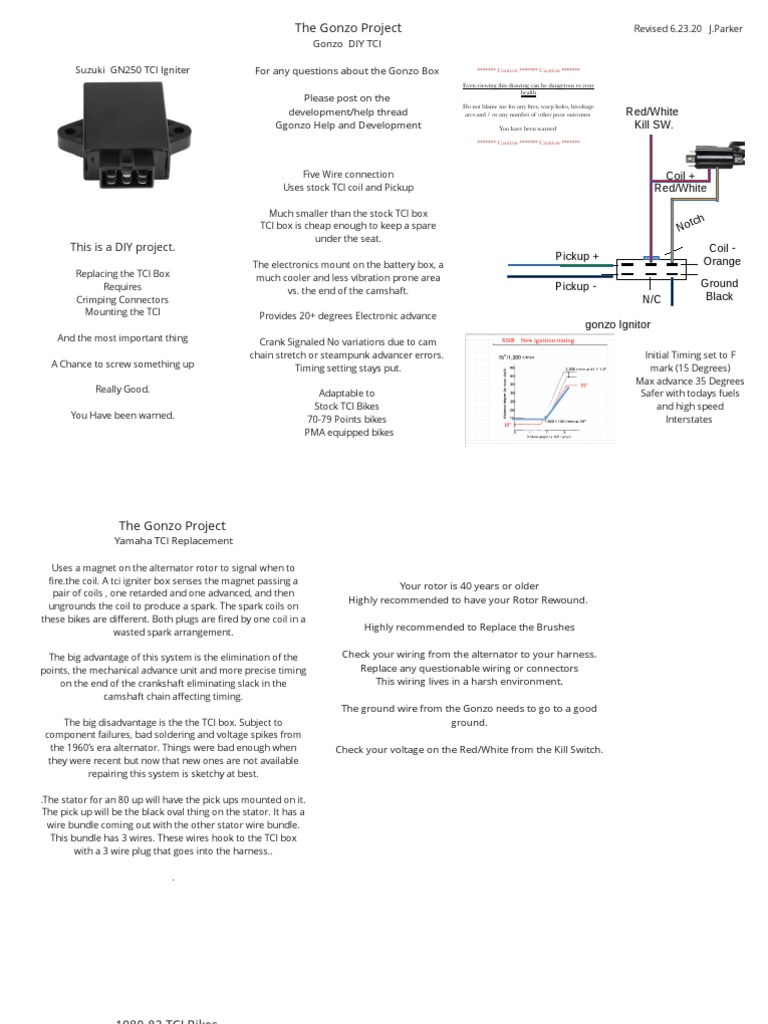 Gonzo Project: Yamaha TCI DIY Guide | PDF | Electrical Connector ...