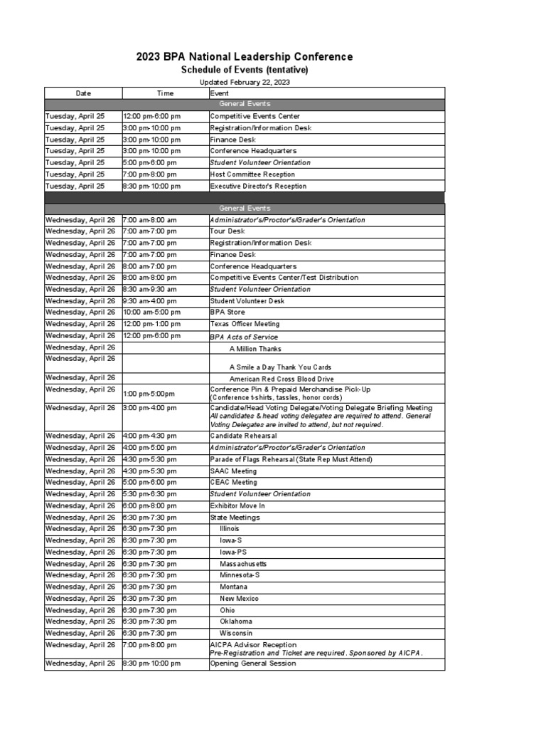 MASTER SOE NLC 2023 For Conference Preview Guide | PDF | Application Software | Operating System