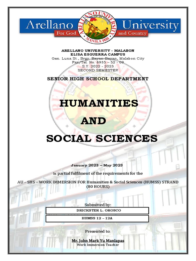 Clearbook Files Front Part Humss Orosco | PDF | Learning | Entrepreneurship