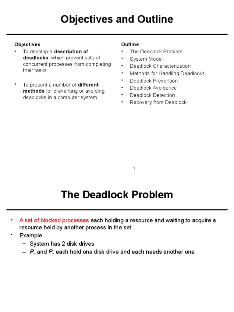 Deadlock | PDF | Process (Computing) | Computer Programming Deadlock | PDF | Process (Computing) | Computer Programming