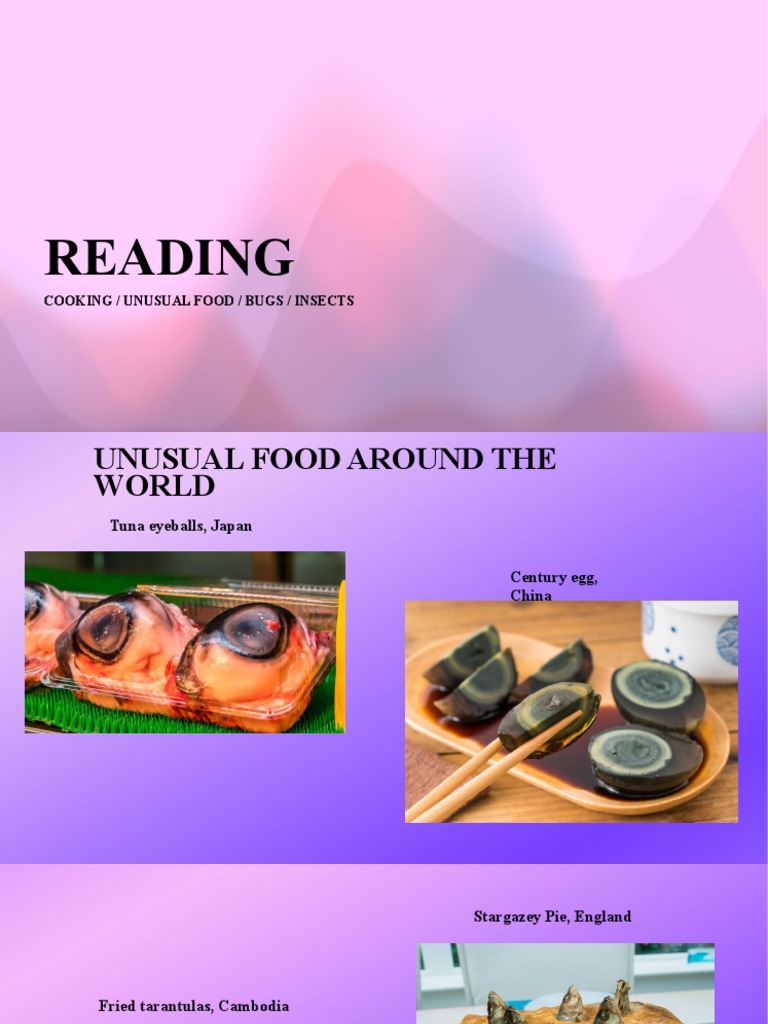 Unusual Foods Worldwide Guide | PDF