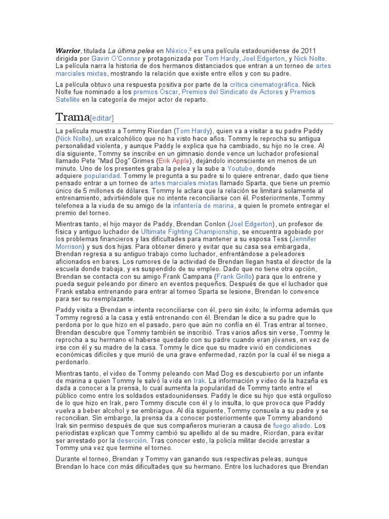 Warrior | PDF