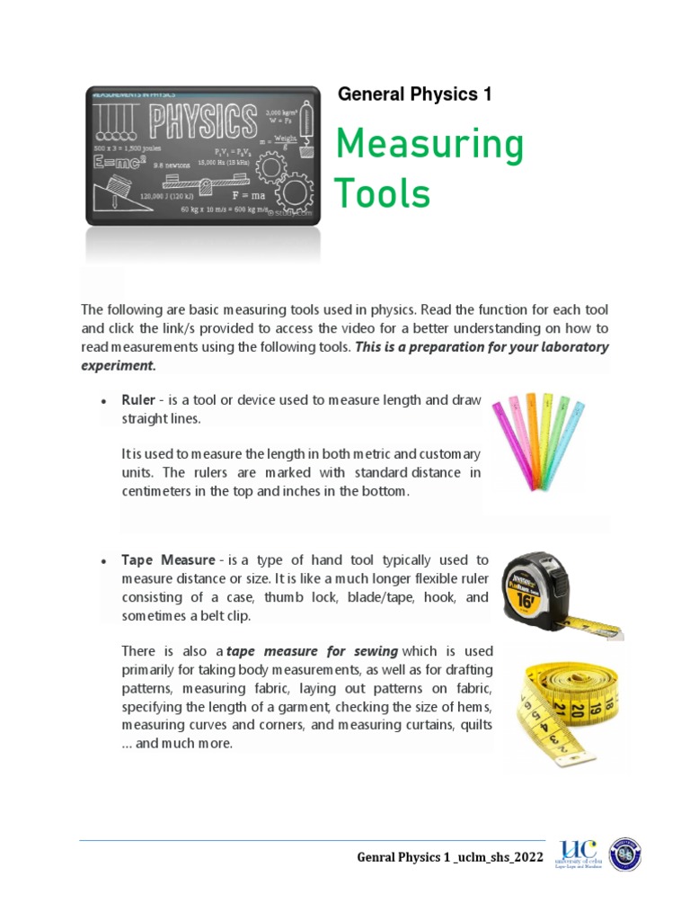 Meausurements How To Read Measuring Tools | PDF