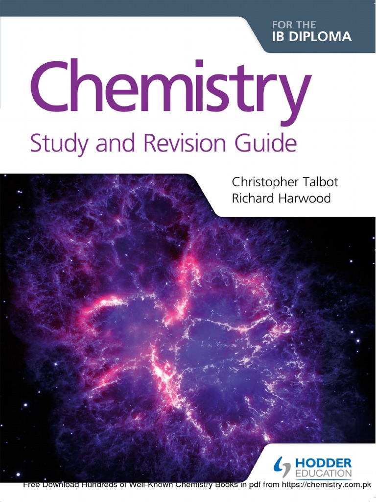 Chemistry For The IB Diploma Study and Revision Guide by Christopher ...