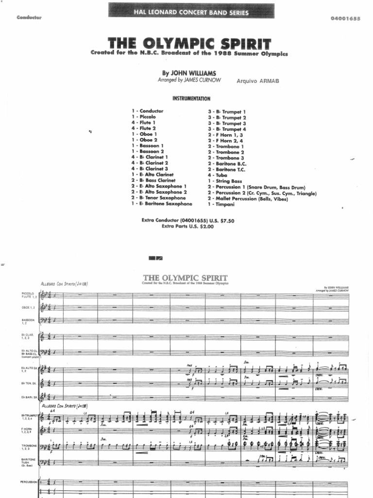 The Olympic Spirit by Jonh Williams | PDF