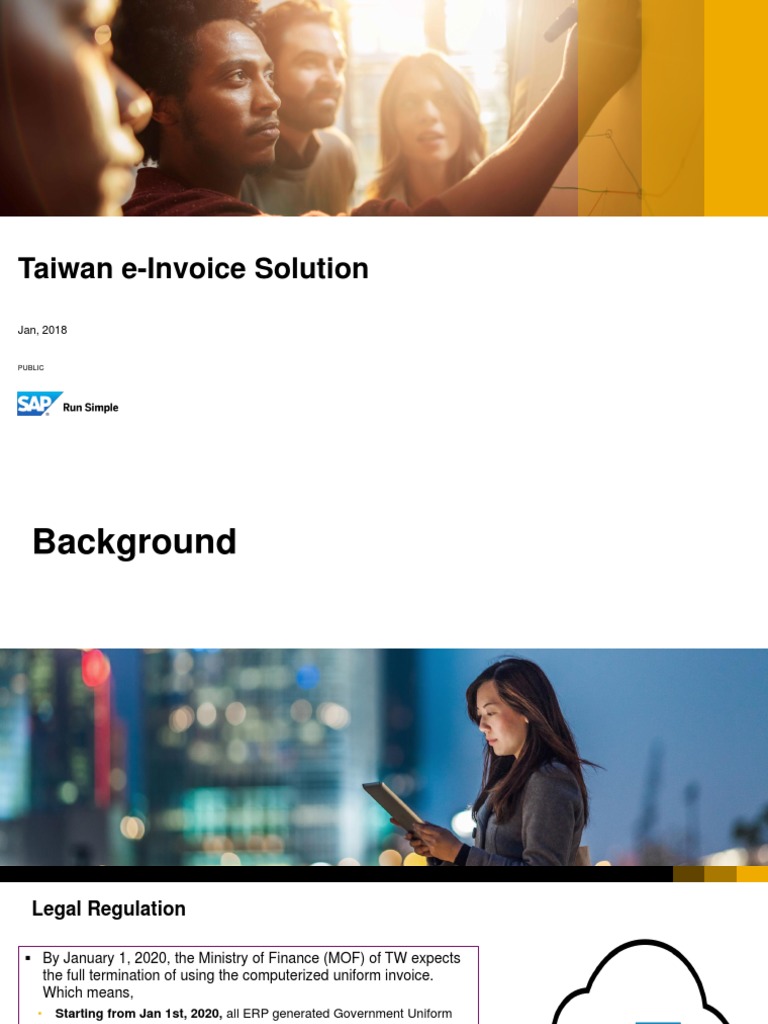 Taiwan e-Invoice SAP Integration | PDF | Invoice | Software Engineering