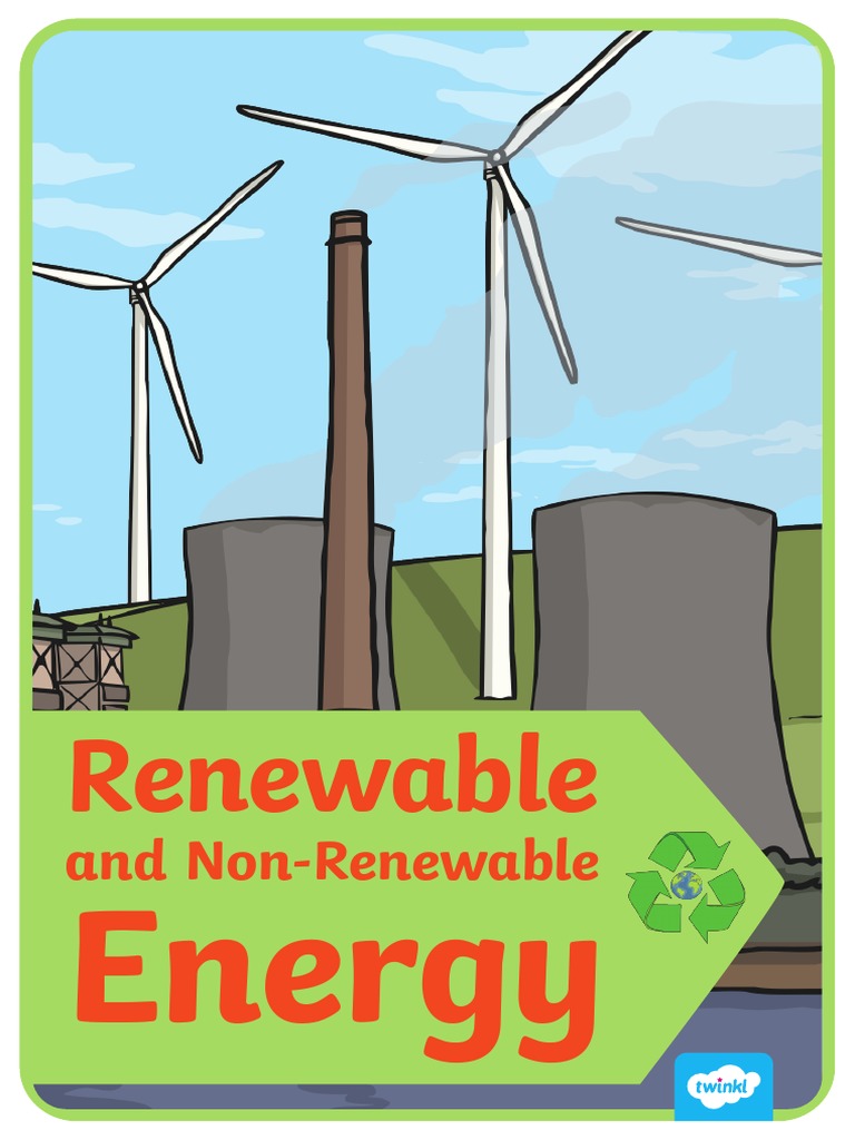 T2 S 015 Renewable and Non Renewable Energy Information Posters - Ver ...