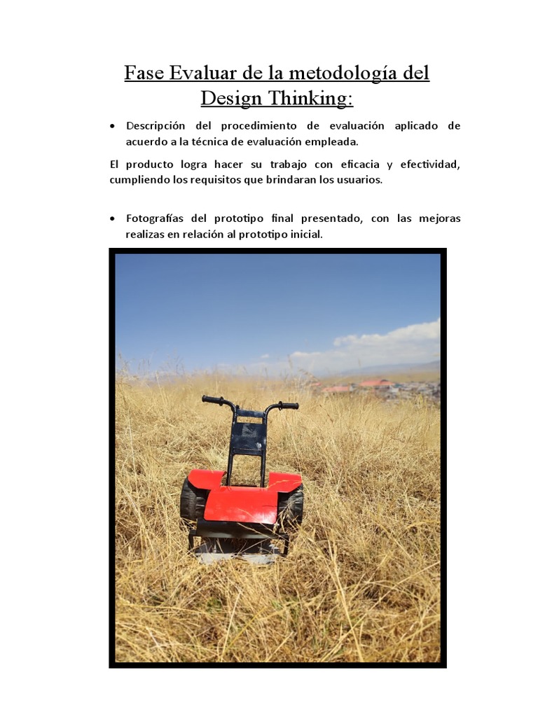 Evaluación Efectiva en Design Thinking | PDF