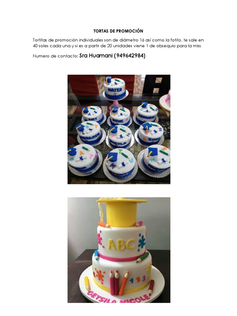 003- Tortas de Promoción | PDF