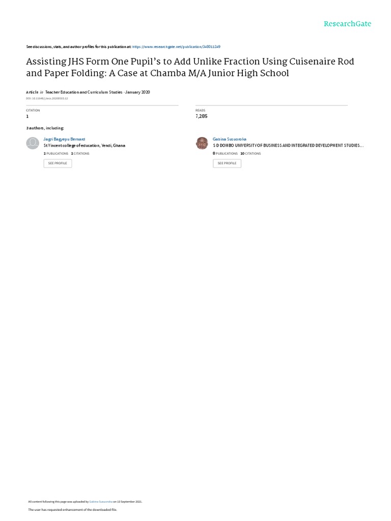 Teaching Fractions with Cuisenaire Rods | PDF | Constructivism ...