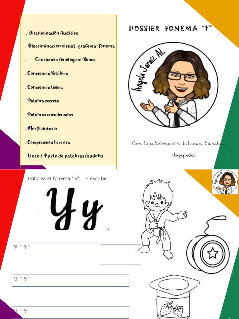 Actividades Fonológicas con "y" | PDF | Sílaba | Vocal