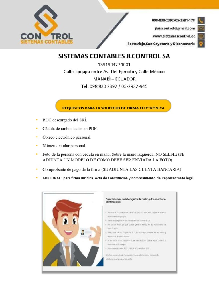 Requisitos para Solicitud de Firma Electronica-1 | PDF