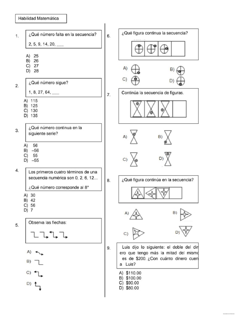 Guía de Matemáticas III para Apoyo Del Examen de COMIPEMS-2 | PDF