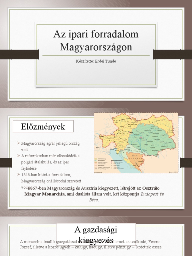 Az Ipari Forradalom Magyarországon | PDF