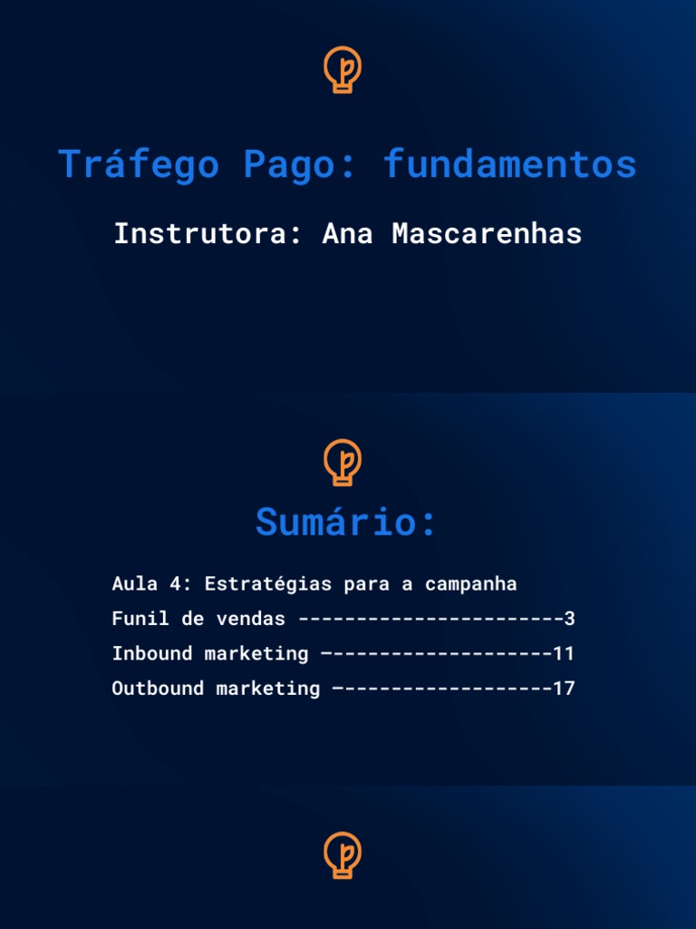 Trafego Pago Fundamentos Slides Aula 4 | PDF