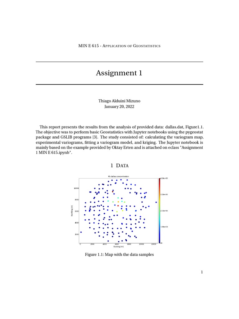 Assignment 1 Min E 615 V2 Pdf Outlier Scientific Method 4774