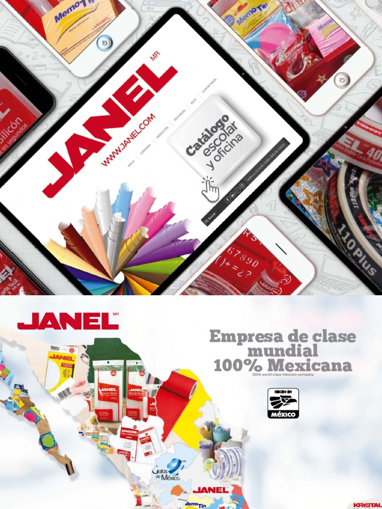 Catálogo de Productos Janel México | PDF | Amarillo | Hojas de estilo ...