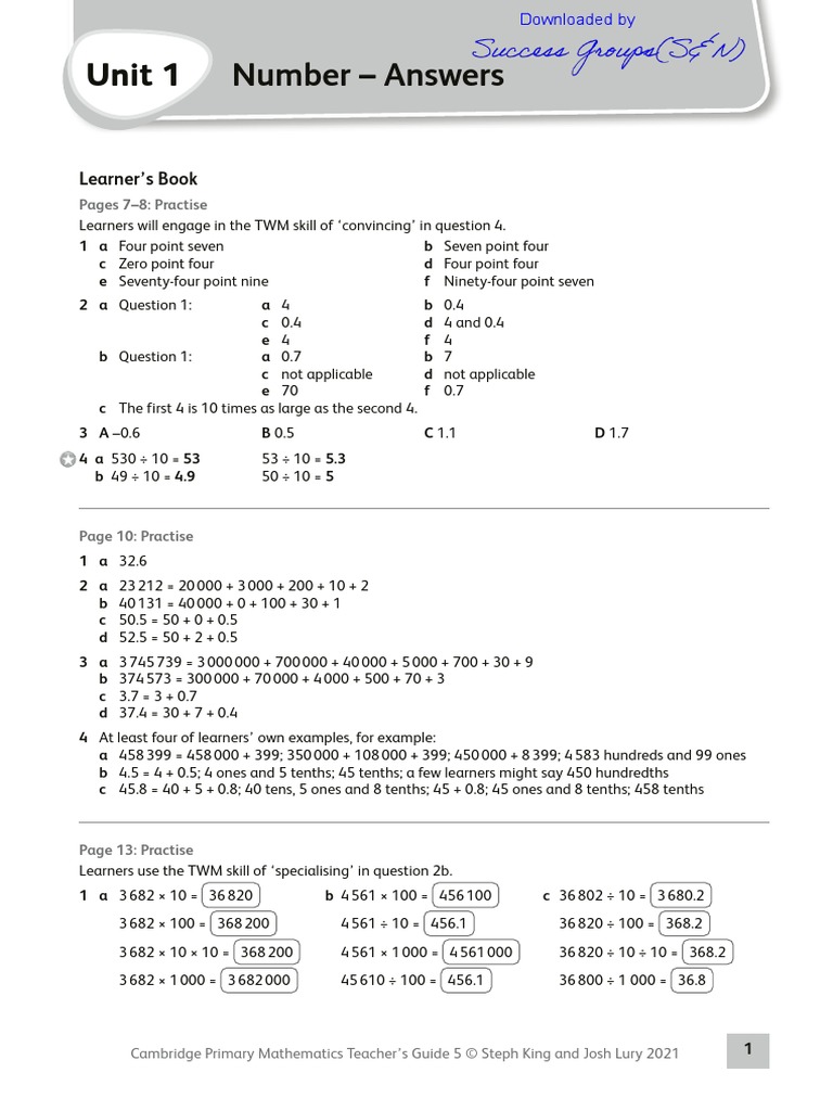 Hodder MathLB5+WB5 Answers | PDF | Triangle | Euclidean Plane Geometry