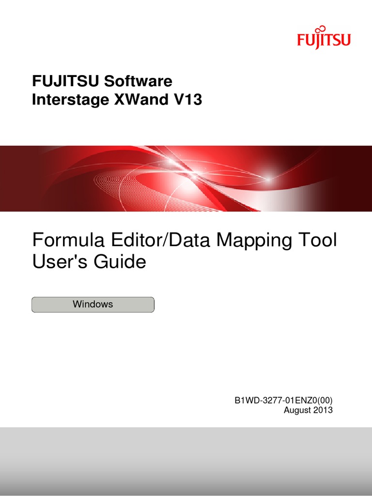 Fujitsu XWand 13 - Formula Editor Guide | PDF