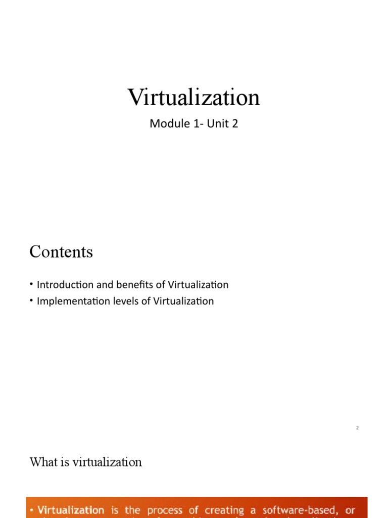 Virtualization (Autosaved) | PDF | Virtual Machine | Multi Core Processor