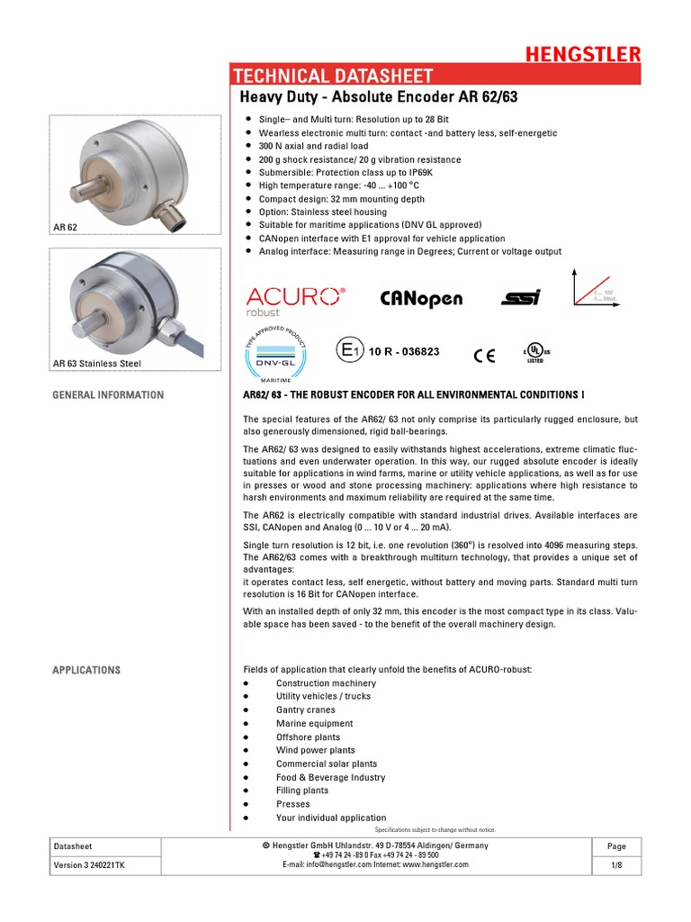Datasheet Ar62 63 en | PDF | Electrical Connector | Electricity