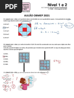 Simulado OBMEP Nivel1 Com Imagens | PDF