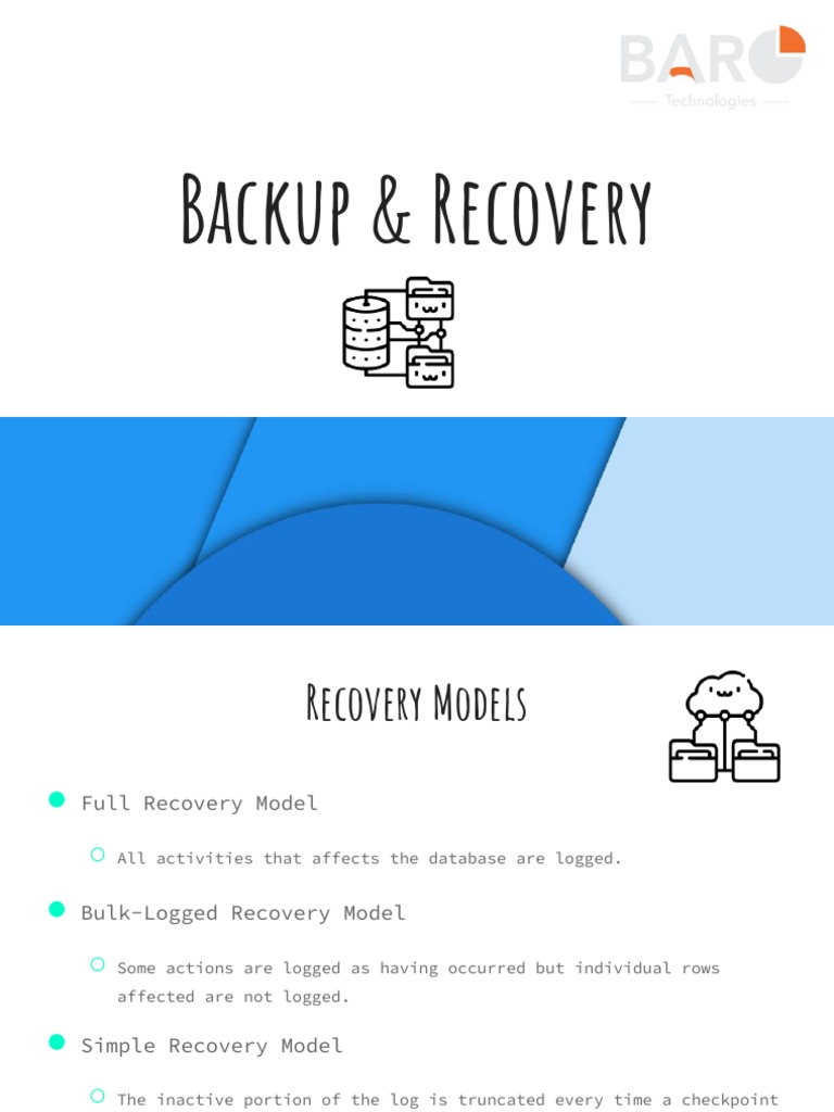 Backup N Recovery | PDF | Backup | Database Transaction Backup N Recovery | PDF | Backup | Database Transaction
