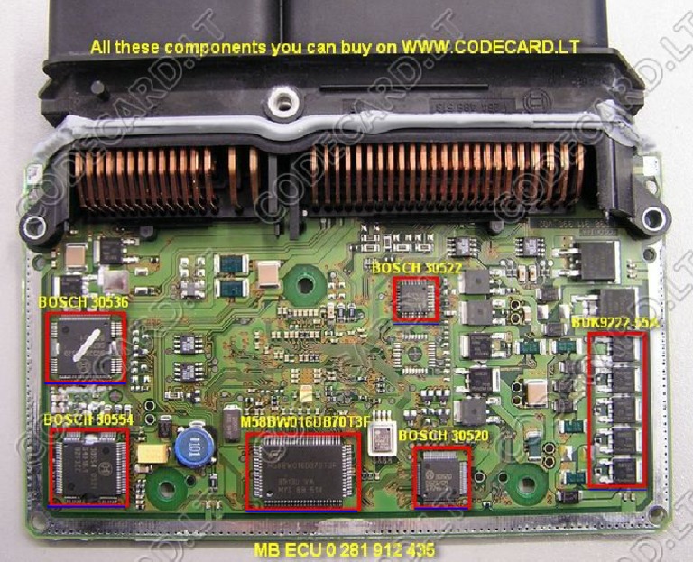 MB Ecu 0 281 012 435 | PDF