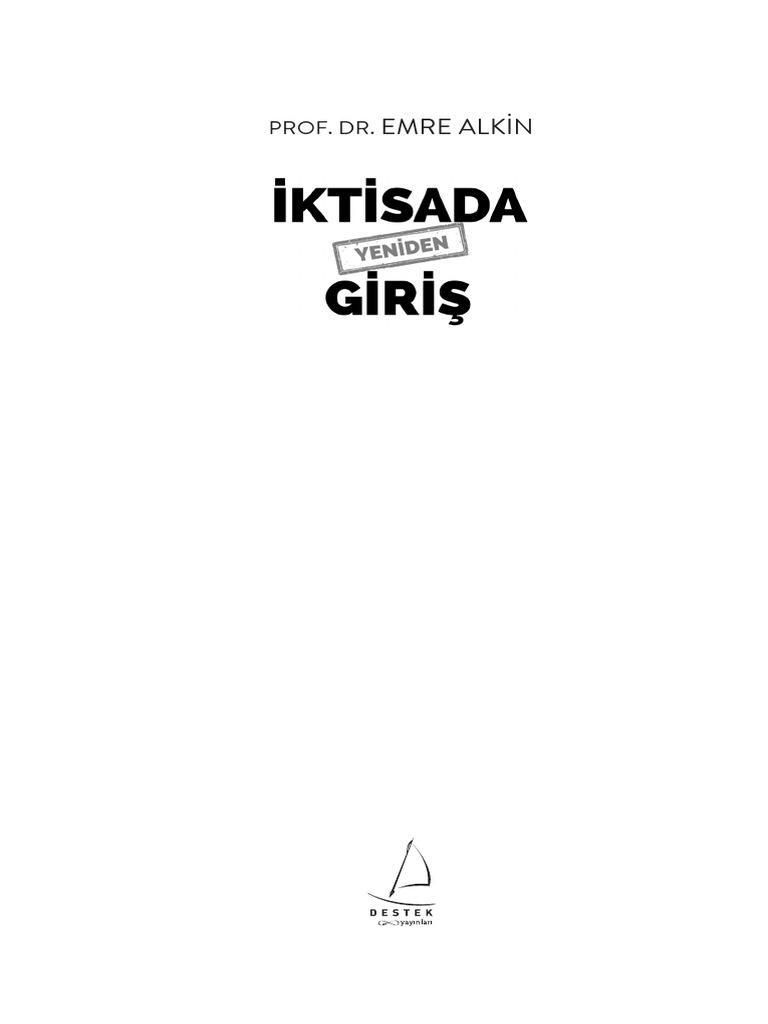 Iktisada Yeniden Giris | PDF