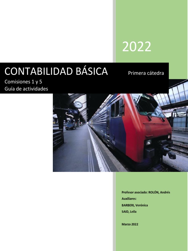 Guia de Actividades Contabilidad Básica 2022 | PDF | Contabilidad | Bancos