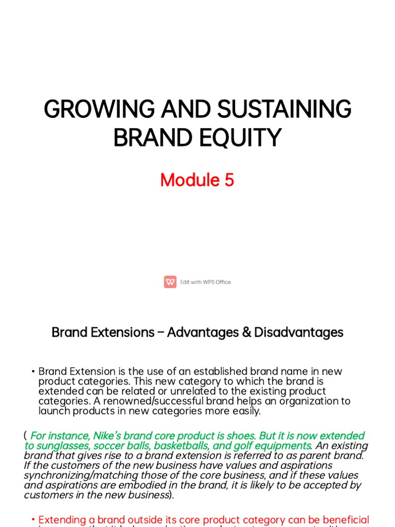 Module 5 MBA MGU | PDF | Brand | Marketing
